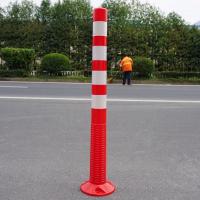 China Roadway Safety High Visible Reflective Red PE Traffic Cones For Traffic Control for sale
