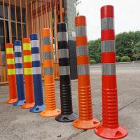 China Roadway Safety High Visible Reflective Red PE Traffic Cones For Traffic Control for sale
