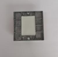 China Road Safety Cat Eye Aluminium Road Stud Solar with 104*123*23mm Size and Red Color for sale