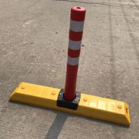 China High Visible Rubber Base PE Plastic Traffic Cone Traffic With Durable Material for sale