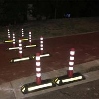 China High Visible Rubber Base PE Plastic Traffic Cone Traffic With Durable Material for sale