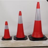 China PE Plastic Road Cone For Highway Traffic Safety In Eye-Catching Orange for sale