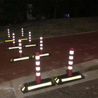 China Rubber Reflective Road Cones High Visible Traffic Management Cones for sale