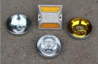 China Road Safety Essential High Reflective Glass Cat Eyes Road Studs with Reflective Tape for sale