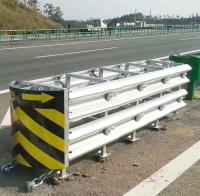 China Yellow Aluminum Foam Crash Cushion Highway Guardrail Safety Barrier for sale