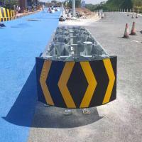 China Galvanized Powder Coated Highway Guardrail for Roadway Safety Crash Cushion for sale