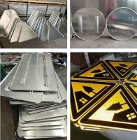 China Customized Reflective Tape Steel Road Sign For Road Safety And Visibility for sale