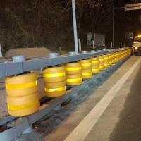China Anti Corrosion Highway Roller Barrier EVA/PU Roller Guard Rail for Road Traffic Safe for sale