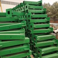 China Q235 Q345 Square Shape Highway Guardrail Post ISO9001 2008 Certified and Long-lasting for sale
