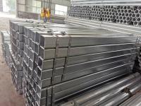 China Galvanized and Powder Coated Square Pipe Post for AASHTO M-180 Standard Road Guardrail for sale