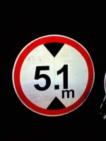 China 10cm-25cm Reflective Tape Road Sign Board For Traffic Safety Warning for sale
