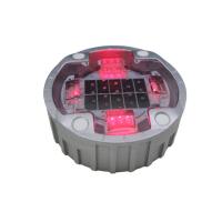 China High Visible LED Cat Eye Solar Aluminium Round Road Stud in Red Blue Yellow White Green for sale