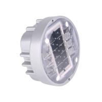 China High Visible LED Cat Eye Solar Aluminium Round Road Stud in Red Blue Yellow White Green for sale