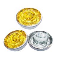 China Highway Better Road Visibility Solar Flashing Light Glass Cat Eye Road Stud 123*45mm for sale