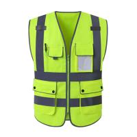 China Reflective Tape 2.5cm Fluorescent Yellow Custom Reflective Vest ODM for sale