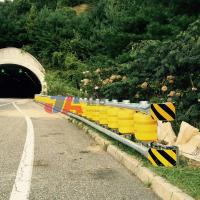 China High Intensity Steel Rolling Guardrail Hot Dipped Galvanized For Road Traffic Safety for sale