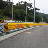 China High Intensity Steel Rolling Guardrail Hot Dipped Galvanized For Road Traffic Safety for sale