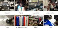 China Traffic Reflective Road Signs With 10cm-25cm Tape And 50cm Height In Standard Size for sale
