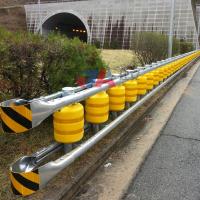 China Road Safety Rotary Guardrail EVA/PU Foam Drum Barrel with ISO9001 2008 Certification for sale