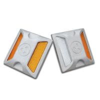 China Cast Aluminum Reflective Road Stud for Road Safety and Visibility in Any Weather for sale