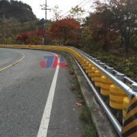 China Anti Corrosion Highway Guardrail Safety Roller Crash Barrier For Highways Roads for sale