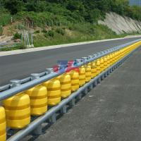 China Roadway Traffic Safety Roller Crash Barrier Steel Barrier ISO9001 2008 Certified for sale