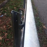 China Q235 SJ235R AASHTO M-180 Hot Dipped Galvanized Z Post for Highway Safety Fence System for sale