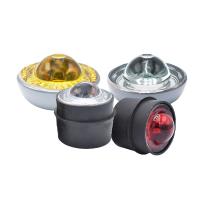 China Red Cat Eye Solar Flashing Light Glass Road Stud for Highway 123*45mm Blue for sale
