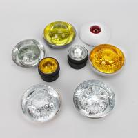 China Red Cat Eye Solar Flashing Light Glass Road Stud for Highway 123*45mm Blue for sale