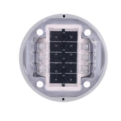 China Driveway Marker Solar Aluminium Cat Eye Round Road Stud for Highway Red Blue Yellow White Green for sale