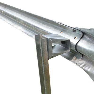 China ISO9001 2008 Certified Three Wave Steel Beam Guardrail for Roadside Impact Resistance for sale