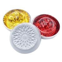 China Red Blue Yellow White Green LED Glass Solar Cat Eye Road Stud with High Visibility for sale