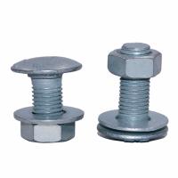 China Roadway Safety Crowd Control Stanchion with HDG Round Head Guardrail Splice Bolt and Nut for sale