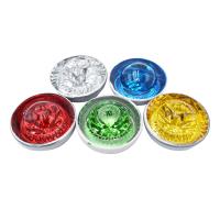 China Red Blue Yellow White Green Tempered Glass Solar Cat Eye Reflective Powered Road Stud for sale