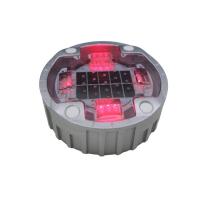 China Colored Waterproof LED Solar Aluminum Cat Eye Reflective Road Stud for Roadway Safety for sale