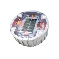 China Colored Waterproof LED Solar Aluminum Cat Eye Reflective Road Stud for Roadway Safety for sale