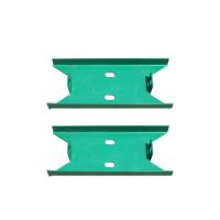 China Outdoor Security Galvanized Traffic Highway Guardrail with Obstruction Block Spacer for sale