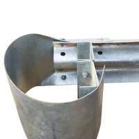 China Q235 Q345 Hot Dip Galvanized Highway Guardrail Post 150-75-5-1830 for Highway Protection for sale