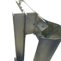 China Q235 Q345 150*100*4.3*5.5mm Hot Dip Galvanized Highway Guardrail H Post for sale