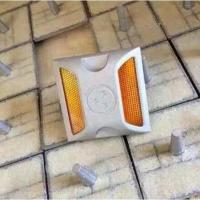China Highway Road Stud Reflective Square LED Marker in Green for Roadway Safety on Sale for sale