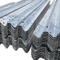 China Customized Color Steel Roadside Thrie Beam Highway Guardrail with Q345 SJ345R Material for sale