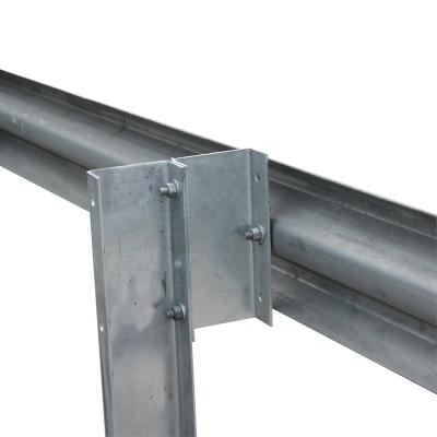 China Galvanized W Beam Highway Guardrail Spacer for Roadway Safety and Powder Coating for sale