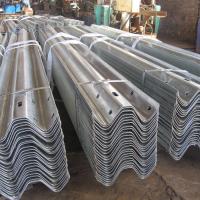 China Hot Dipped Galvanized Road Safety W Beam Highway Guardrail Steel Barrier for Roadway for sale