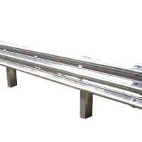 China Galvanized Powder Coated Highway Curved Beam Guardrail for Outdoor Security on Sale for sale