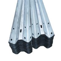 China 550-600g/m2 Zinc Coating Hot Galvanized cold Rolled AASHTO M180 W Beam Highway Guardrail for sale
