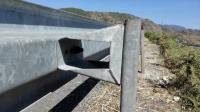 China Customized Hot-Dip Galvanized Corrugated Box Blocker And W Beam Highway Guardrail for sale