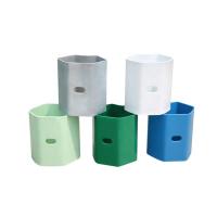 China W-beam Galvanized Highway Guardrail Round Block Spacer for Roadway Safety Improvement for sale