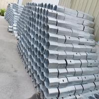 China W-beam Galvanized Highway Guardrail Round Block Spacer for Roadway Safety Improvement for sale
