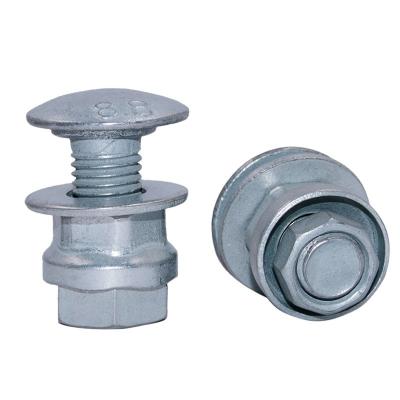 China Hot Dipped Galvanized Steel Guardrail Bolt and Nut for Multi-functional Stanchion for sale
