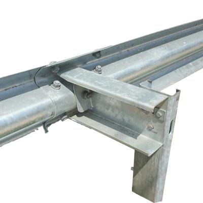 China Galvanized and Powder Coated Q235 Q345 Square Post for Traffic Barrier Distribution for sale